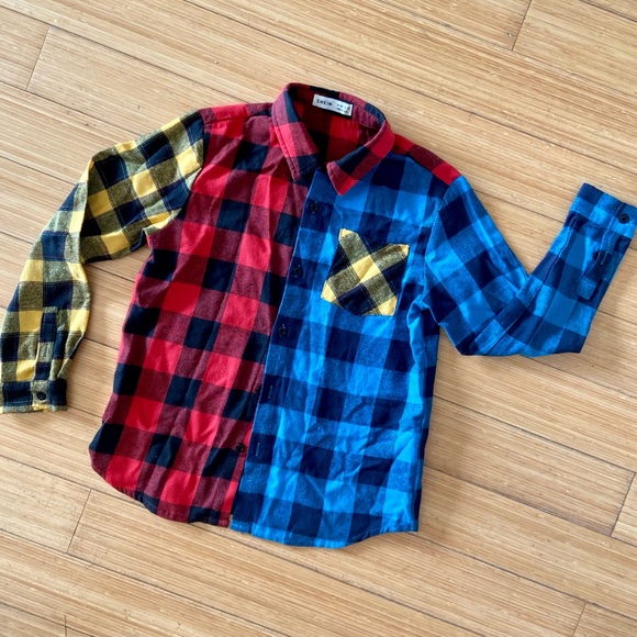 SHEIN | Shirts & Tops | Shein Flannel Shirt | Poshmark